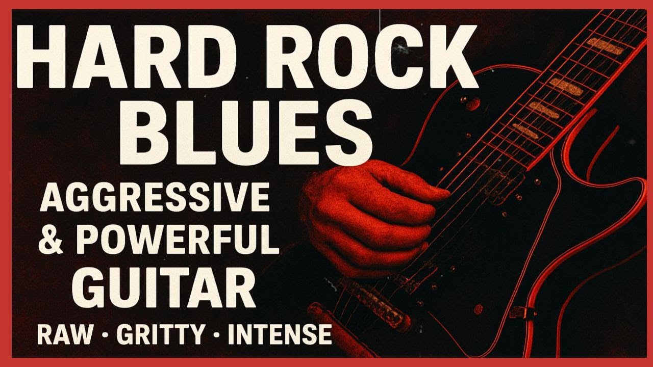 Hard Rock Blues | Aggressive & Powerful Rock Guitar Music - YouTube