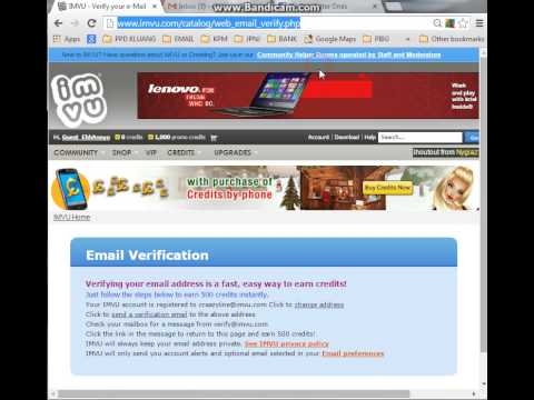 How do I verify the email in IMVU - YouTube