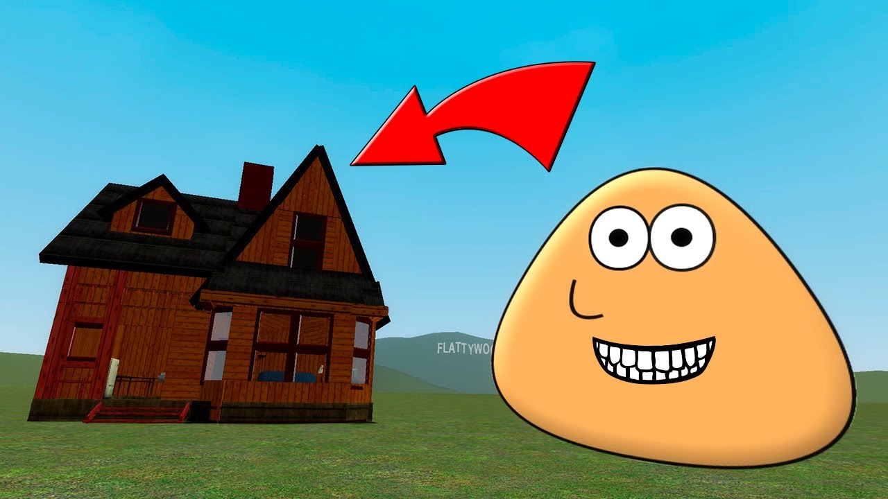 Pou Family vs Epic Houses in Garry's Mod Part 7 - YouTube