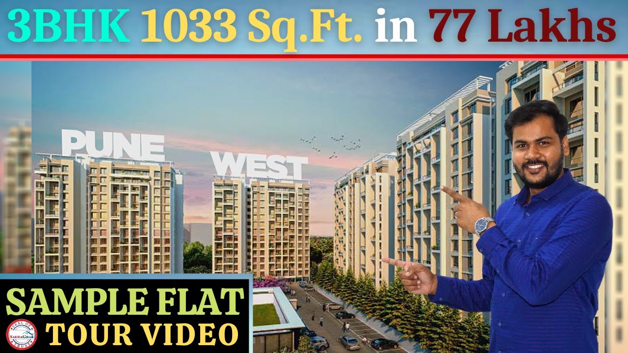 3 BHK in Pune Hinjewadi Phase 3 | Sample Flat Tour | Mumbai-Bangalore ...