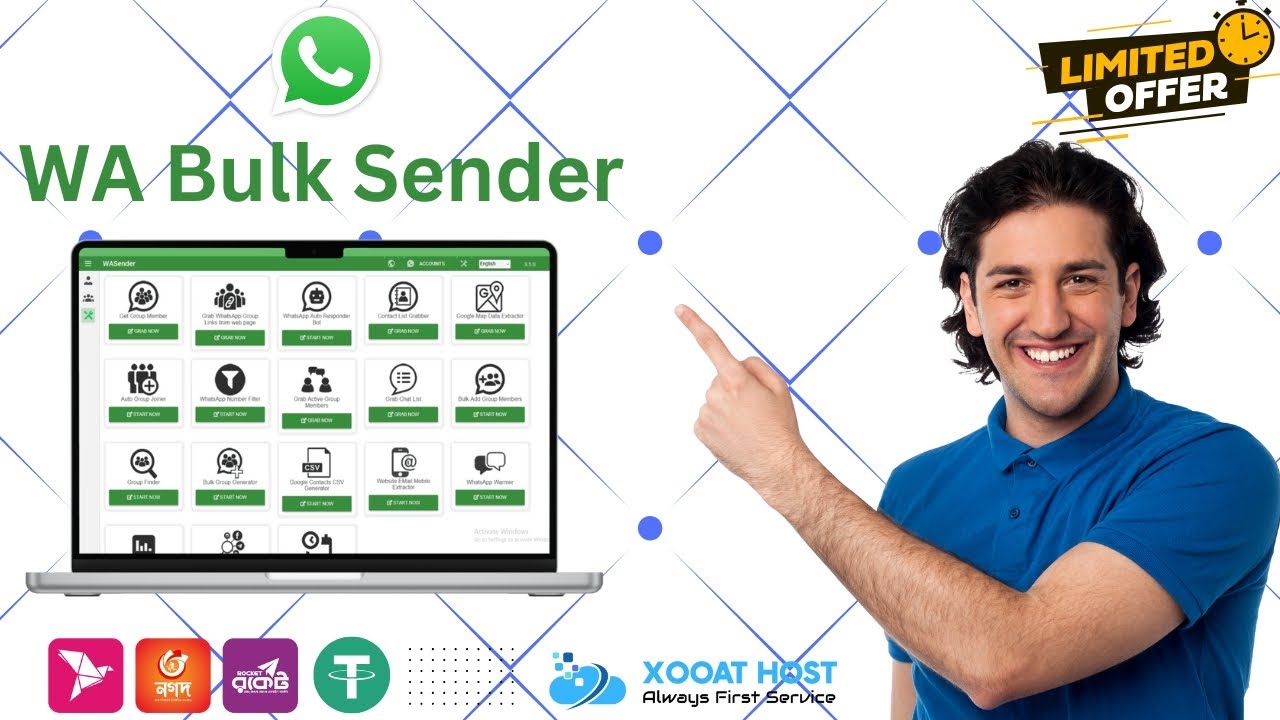 WA Bulk Sender - Best WhatsApp Marketing Software 2025 | Limited Offer ...