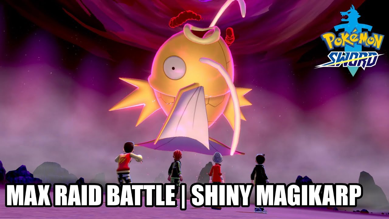 Pokemon Sword - Max Raid Battle | Dynamax Shiny Magikarp [Nintendo ...