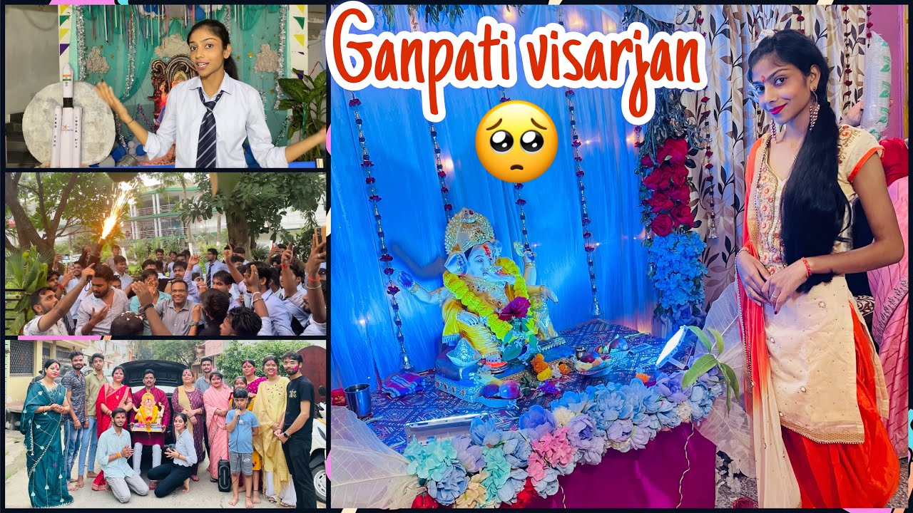KUCH IS TARAH HUA BAPPA KA VISARJAN🥺| Rourkela ganesh visarjan | RIMS ...