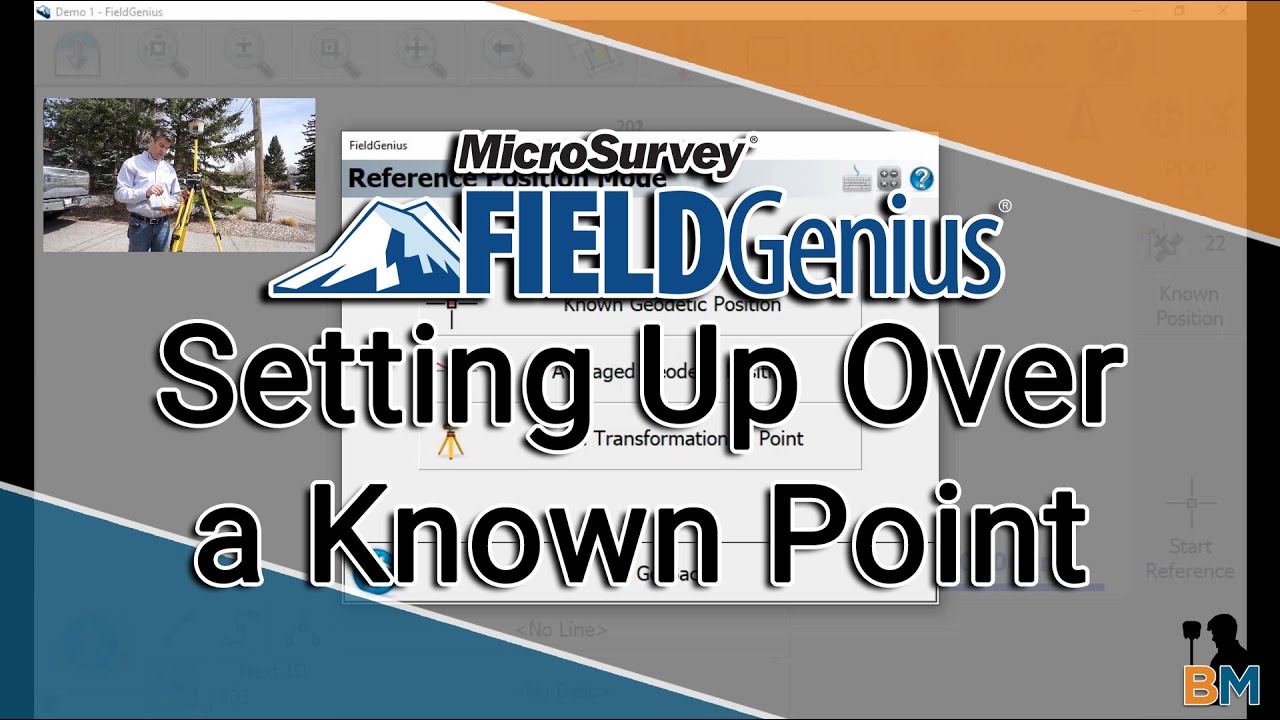 MicroSurvey FieldGenius How To: Second Day Setup Over on a Known Point ...