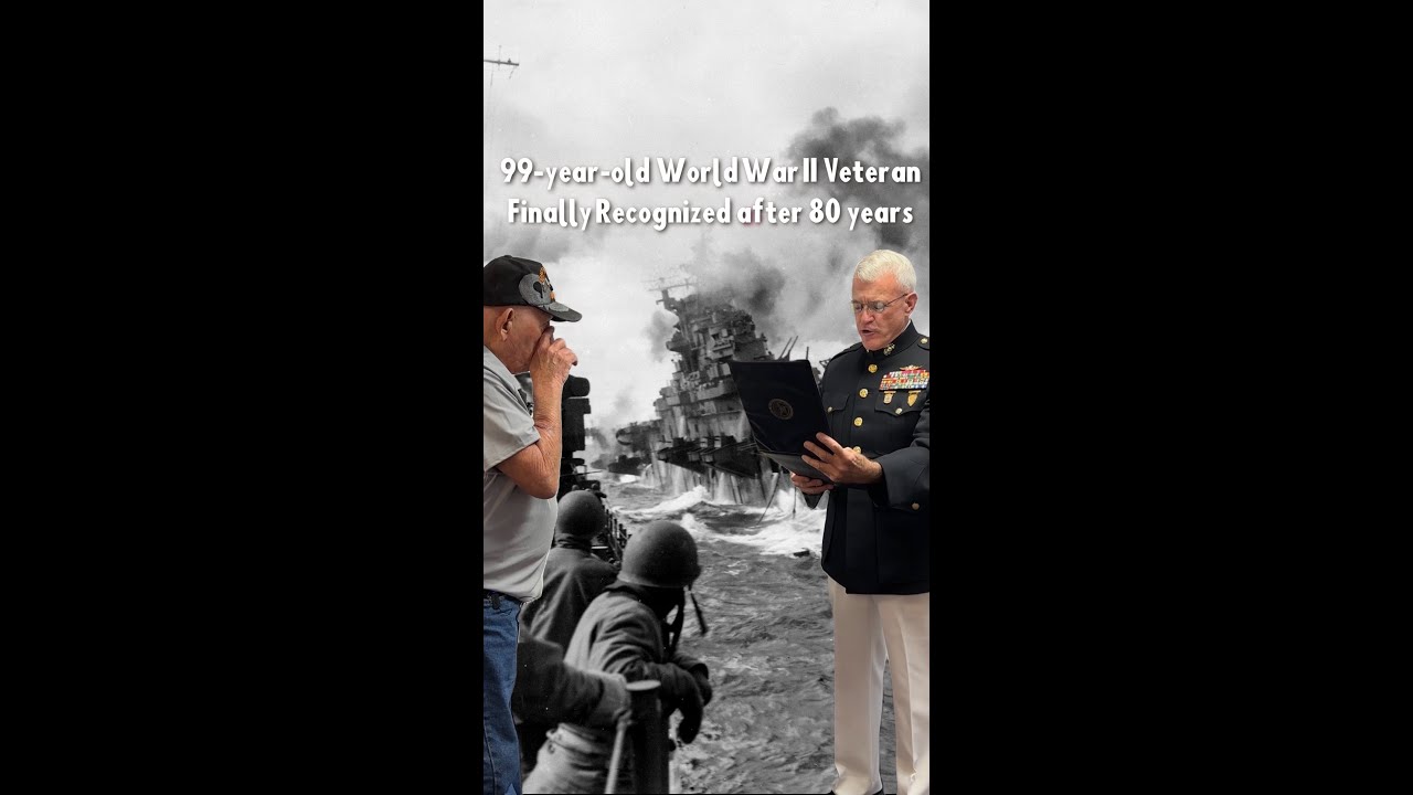 2 Star General Awards 99-Year Old WW2 Veteran Bronze Star 80 Years ...