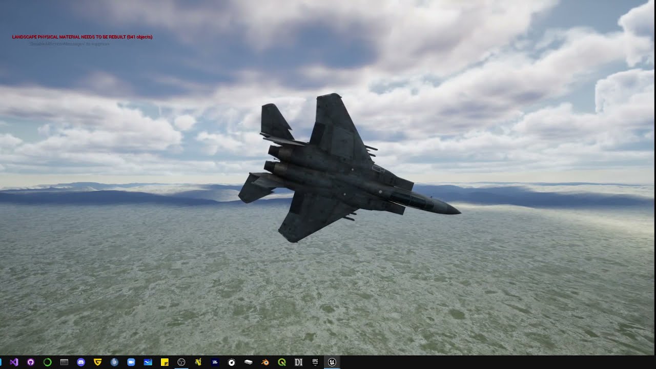 Combat Flight Simulator Prototype in Unreal 5 + JSBSIM - YouTube
