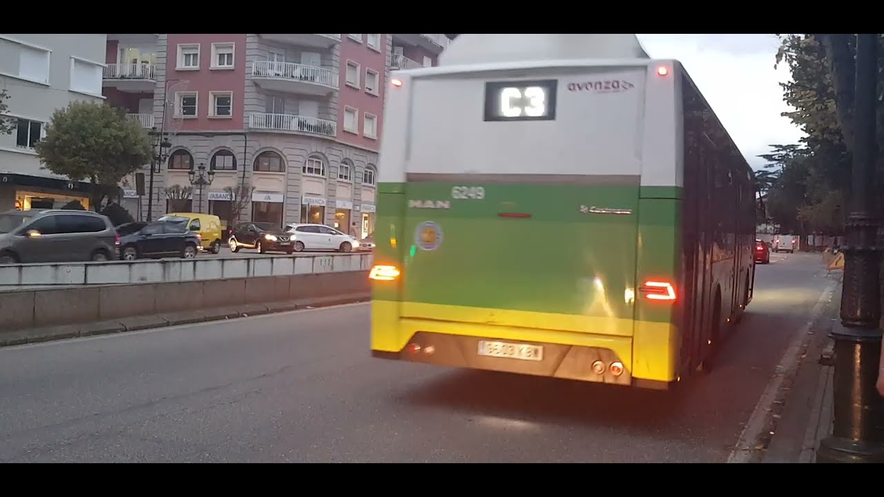 Here is the Vitrasa bus 6249 on the C3 in Vigo Wednesday 26 October ...