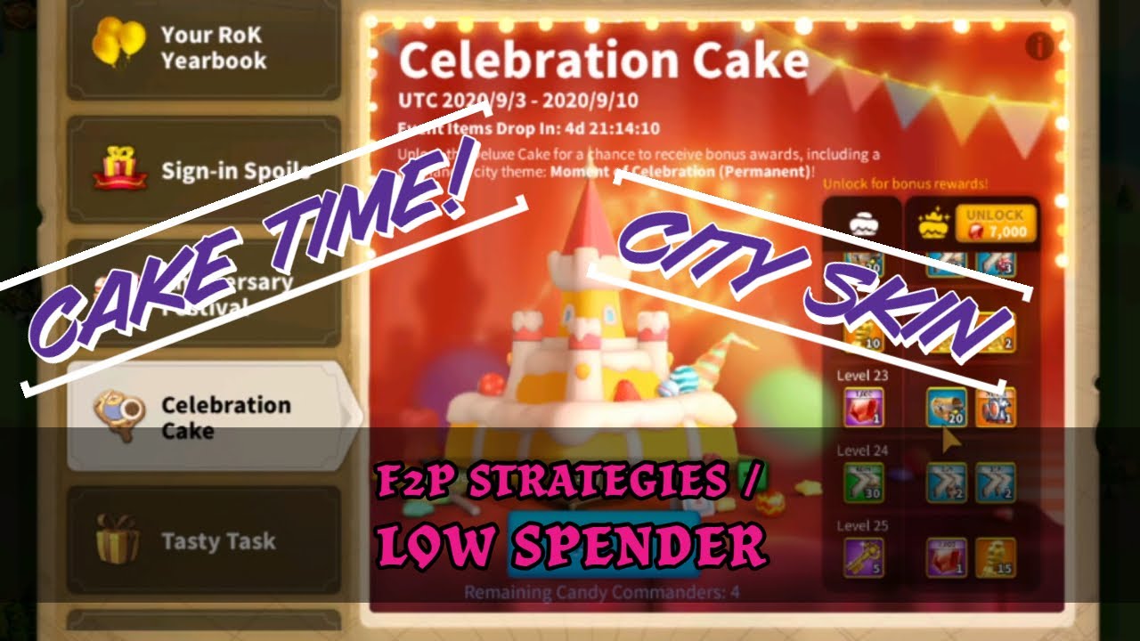 Anniversary Event - F2P/Low Spender View - Taking advantage - Rise Of ...