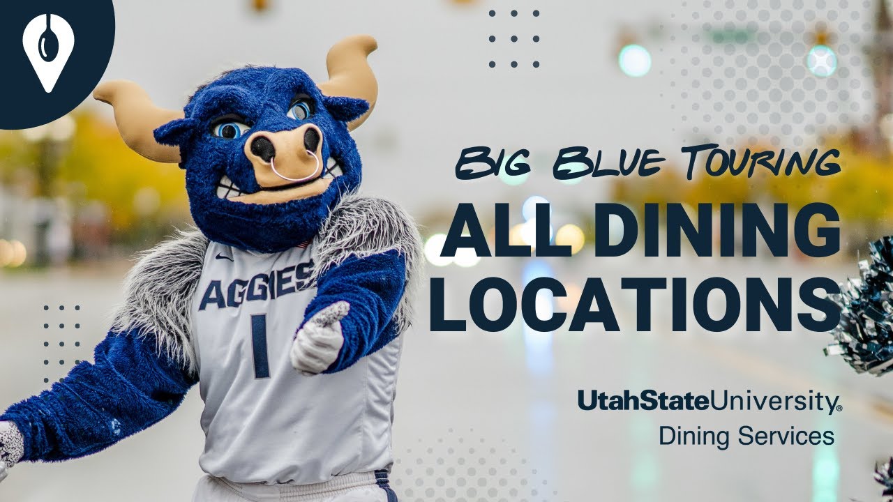 Big Blue Touring All Dining Locations at USU - YouTube