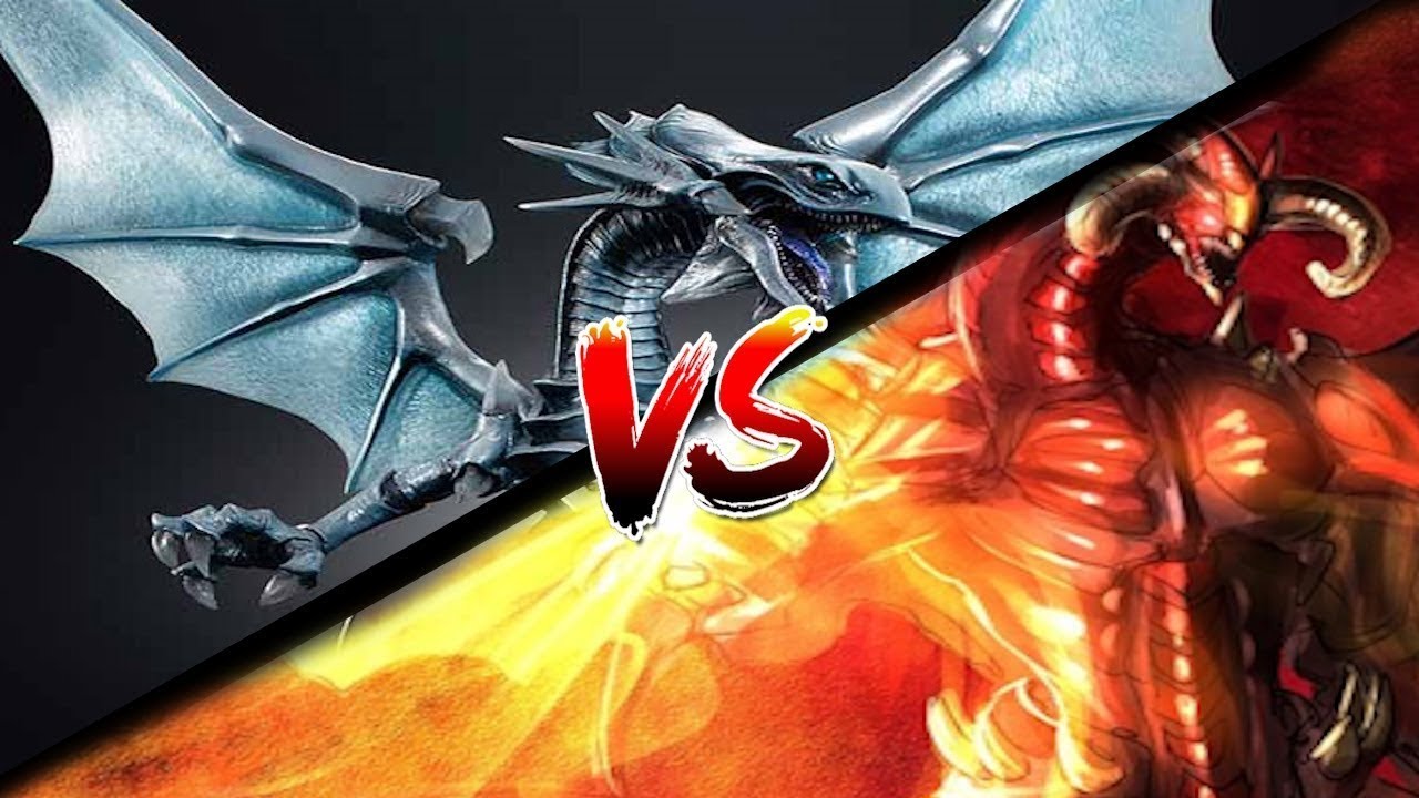 Blue Eyes VS Red Dragon Archfiend - YouTube