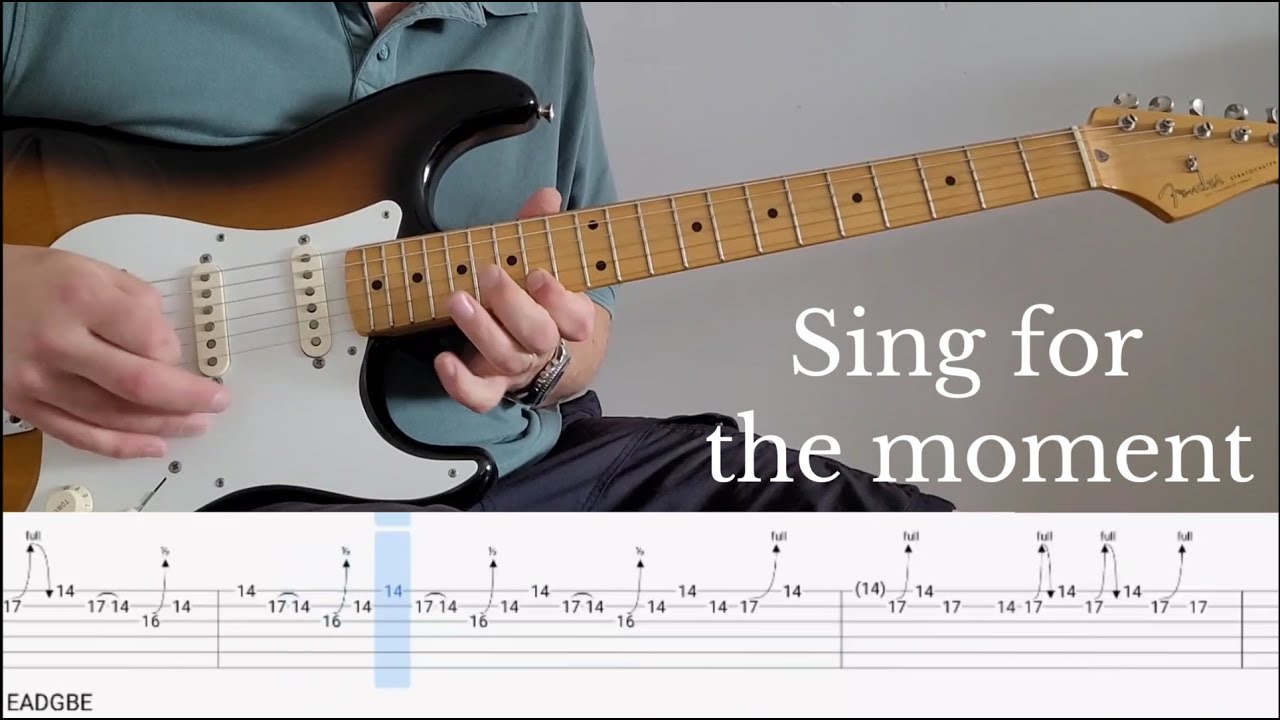 Eminem- Sing for the moment Guitar Solo Tab - YouTube