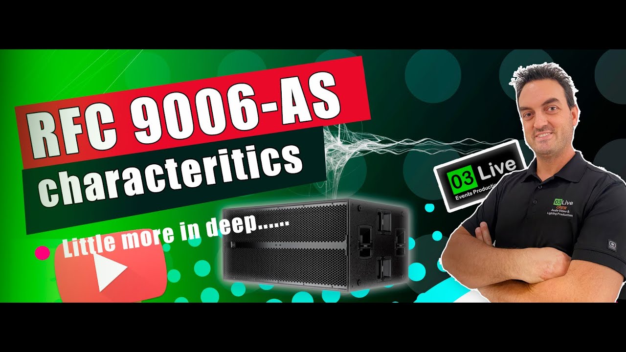 RCF 9006 AS Subwoofer More in Deep.... - YouTube