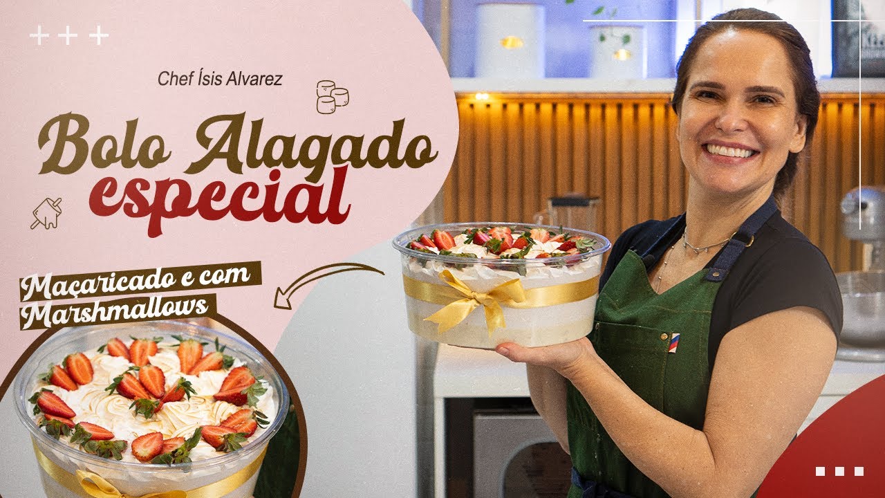BOLO ALAGADO | Chef Ísis Alvarez - YouTube