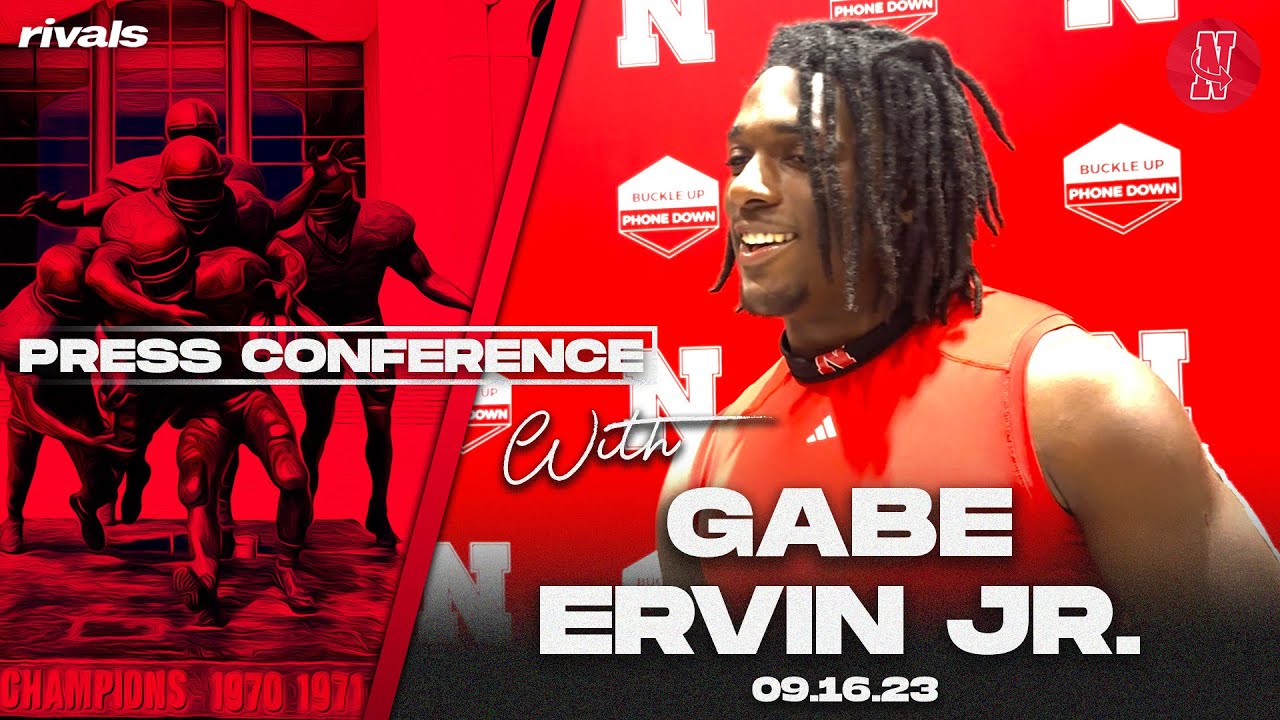 Nebraska Football: Gabe Ervin Jr talks 35-11 win over Northern Illinois ...