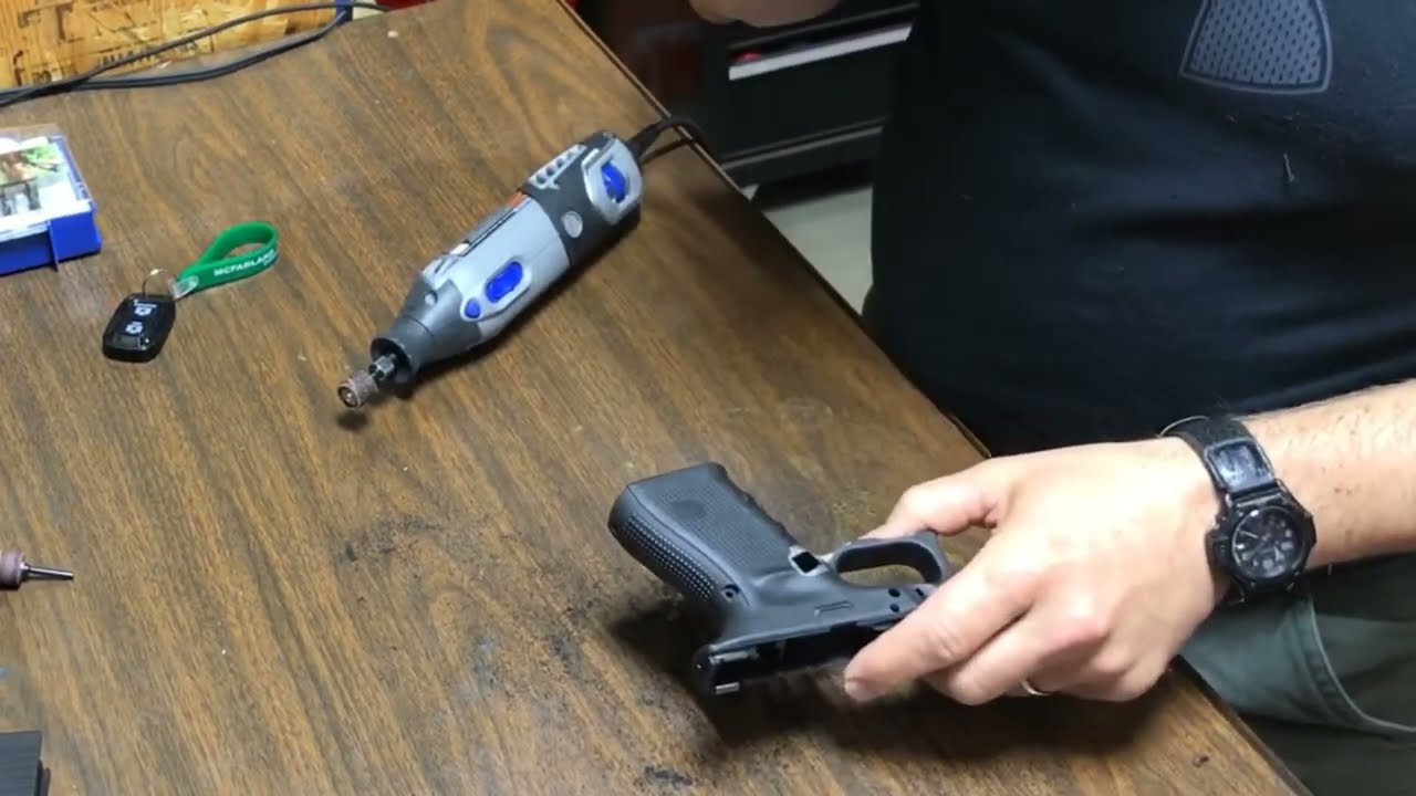 Glock Trigger Guard Undercut - YouTube