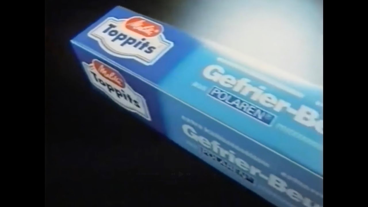 Melitta Toppits Gefrierbeutel 1988 - YouTube