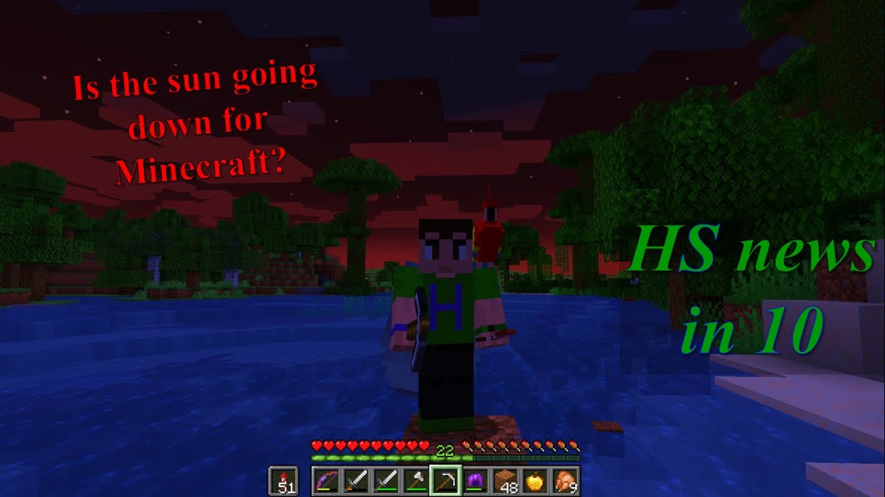 HS news in 10: Minecraft is SHUTTING DOWN?!? - YouTube