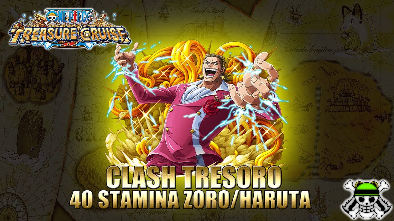 OPTC Tesoro 40 Stamina, Zoro Haruta Team - YouTube