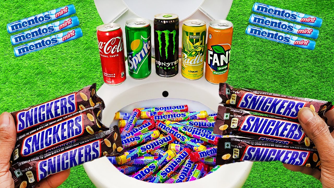SNICKERS and Coca Cola, Fanta, Sprite, Monster, Radler and Mentos in ...