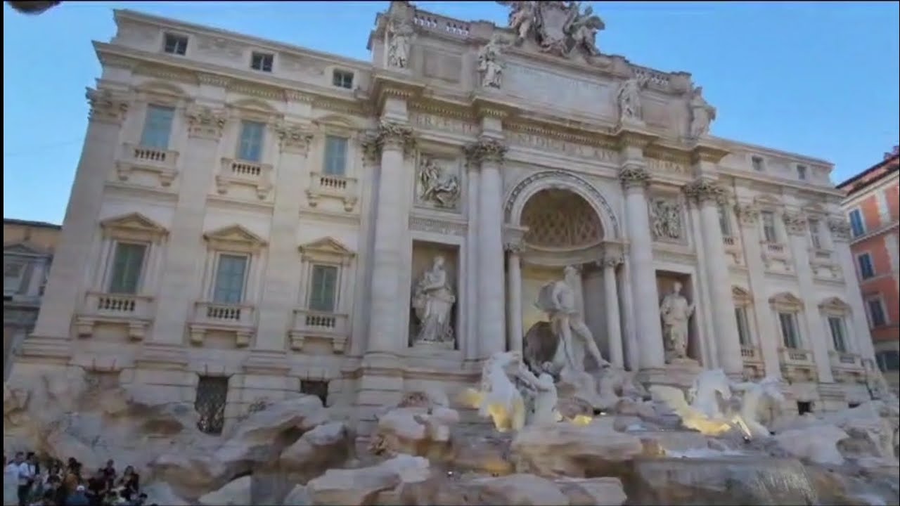 The Trevi Fountain, Rome Italy - YouTube