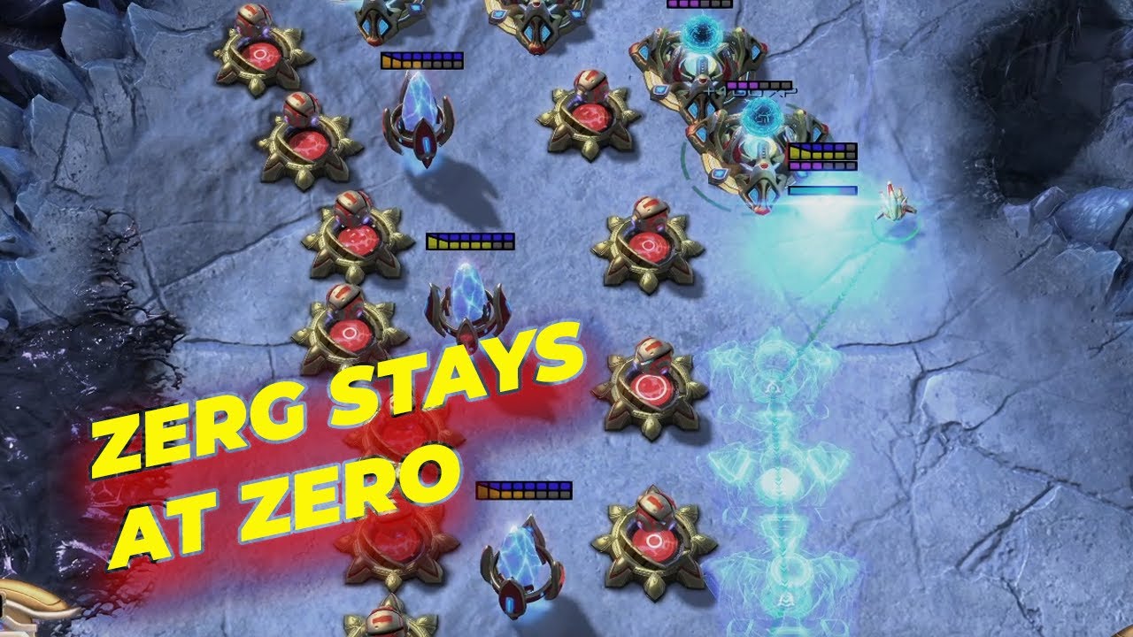 STARCRAFT 2 ZERG STAYS AT ZERO - YouTube