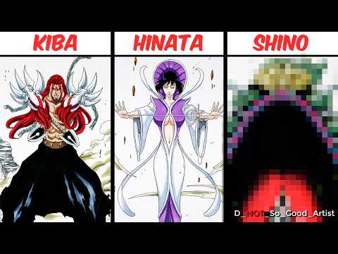 Drawing All the Bankai Release of Konoha 12 as Gotei 13 | Naruto Shippuden X Bleach | COMPILATION
