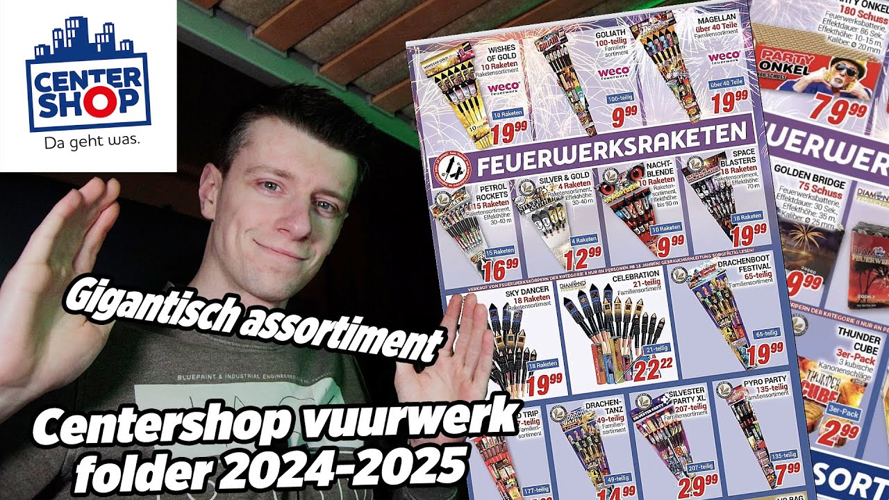 CENTERSHOP XXL VUURWERK FOLDER DUITSLAND 2024-2025 - YouTube