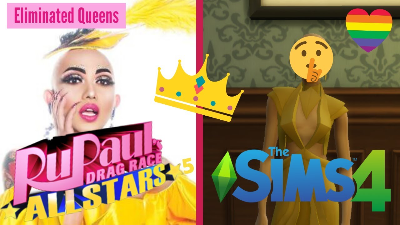 Making Eliminated RPDR AS5 Queens in The Sims 4 | Ongina - YouTube