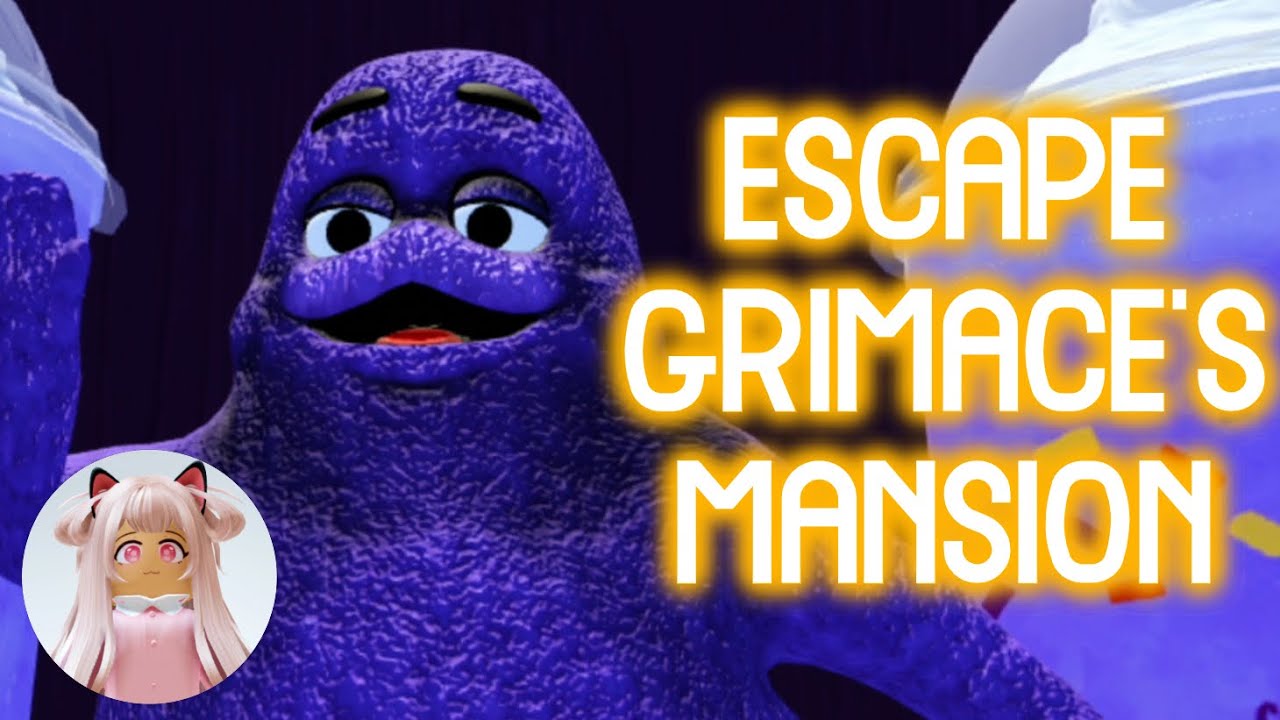 🍟 ESCAPE GRIMACE'S MANSION! [SCARY OBBY!] - Roblox Obby Gameplay ...