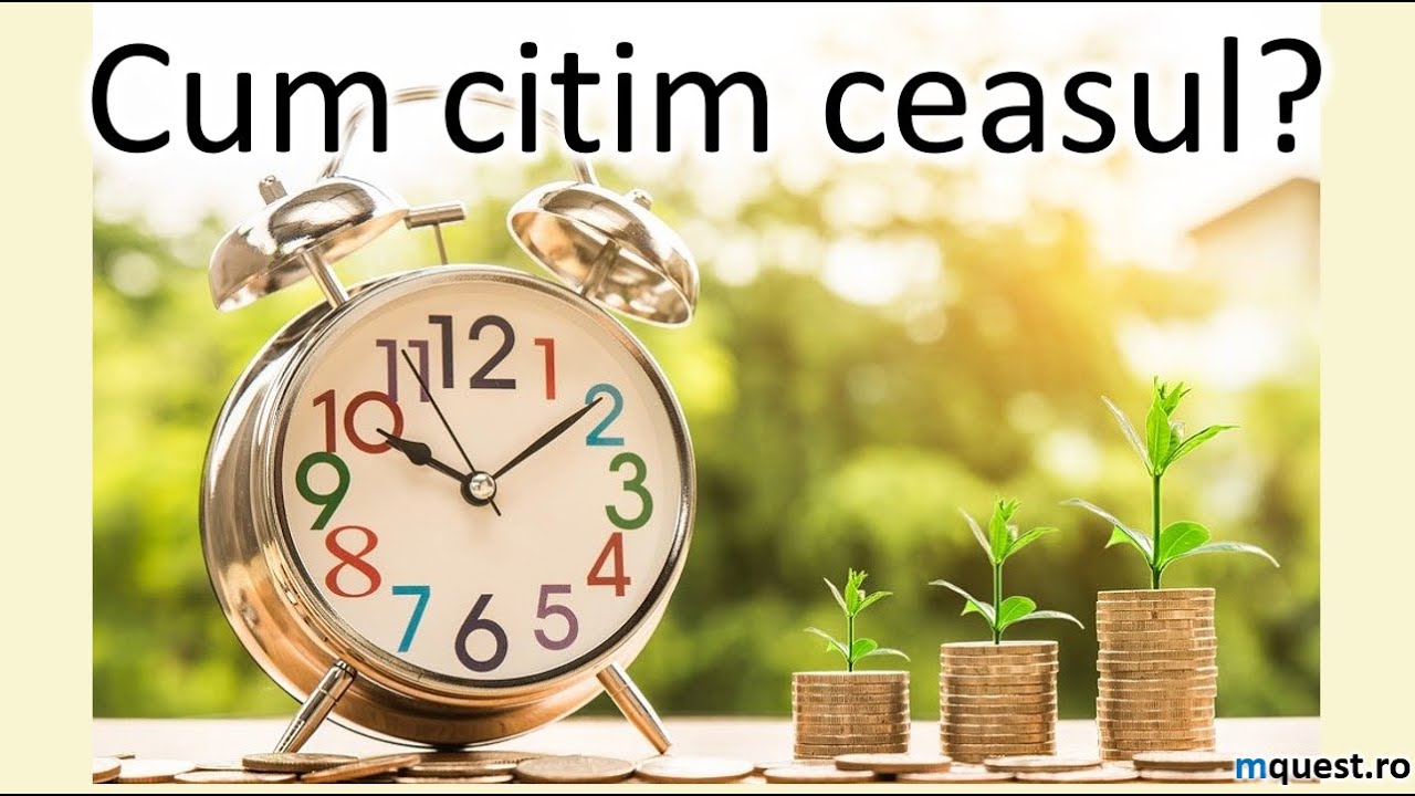Unitati de masura, timpul, Cum Citim Ceasul? Clasa a IV-a - YouTube