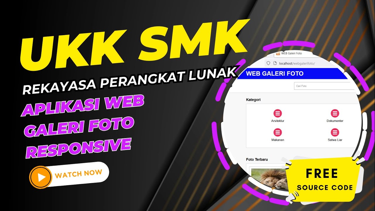 UKK SMK RPL : Web Galeri Foto Responsive - YouTube