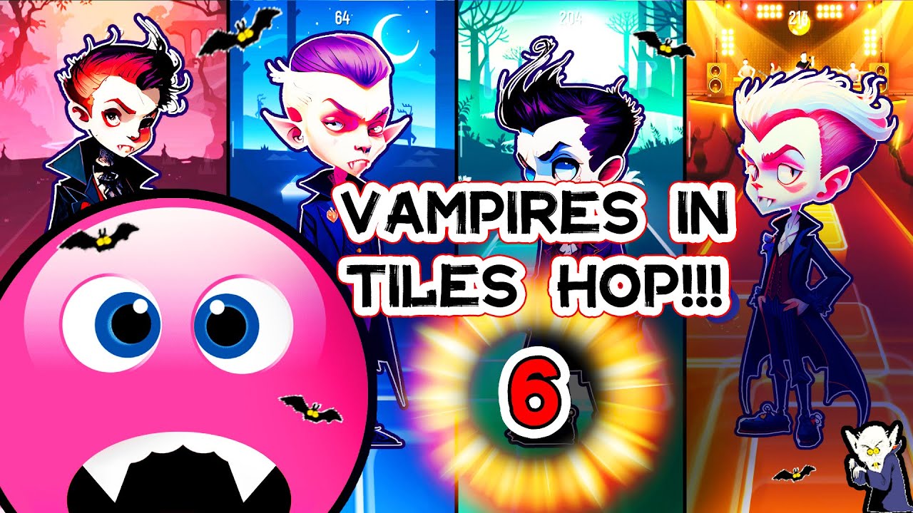💥 Vampire boys compete with each other - In Tiles Hop Top Games ...