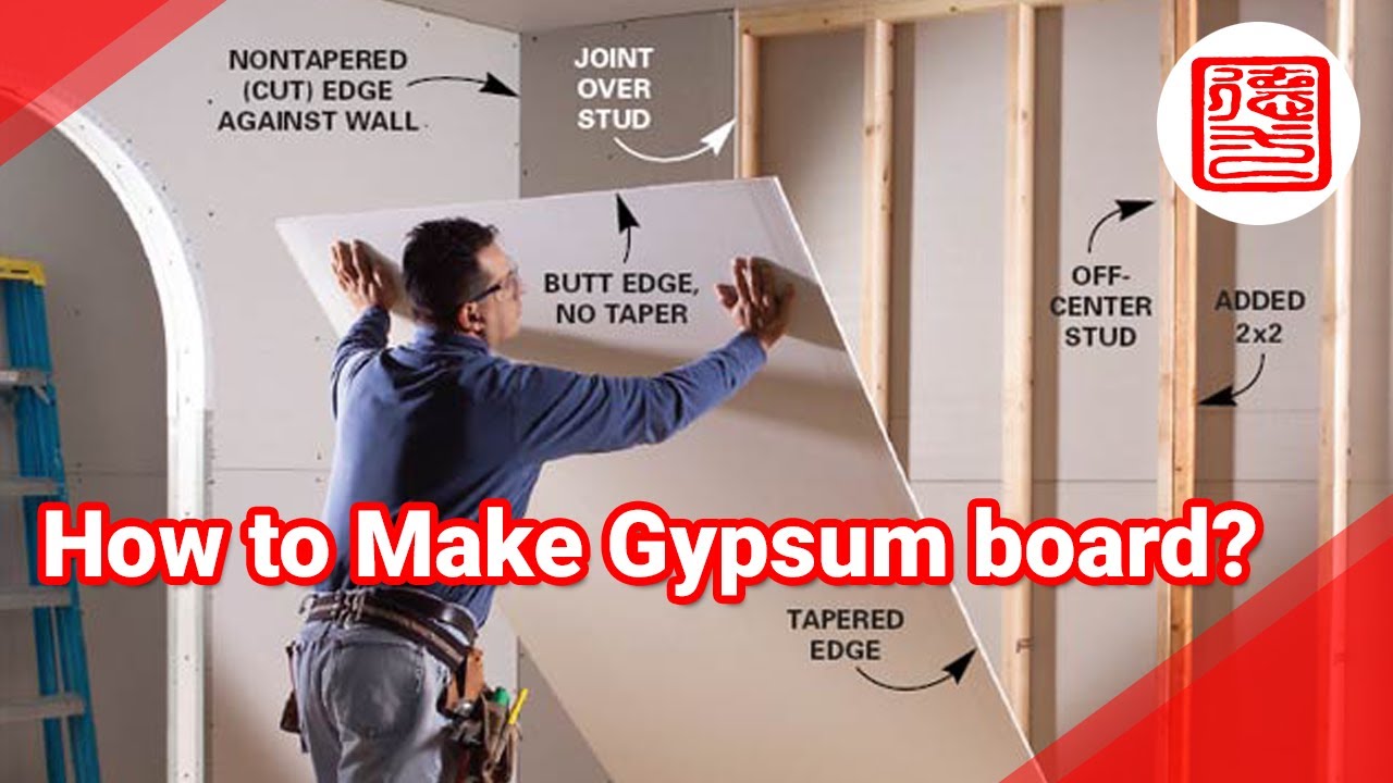 How to Make Gypsum board? Gypsum board machine Gypsum board making ...