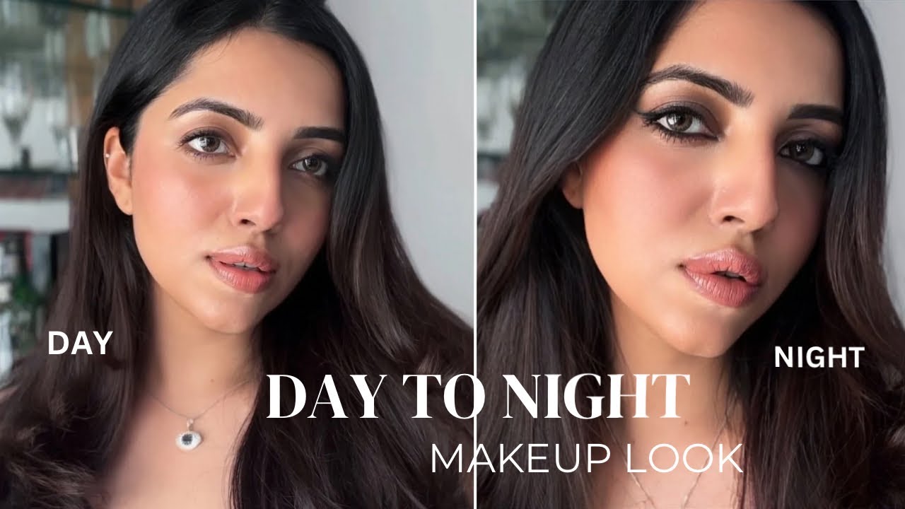 Day to Night Makeup Tutorial In 10 Mins - YouTube