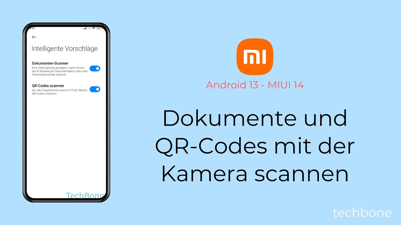 Dokumente und QR-Codes mit der Kamera scannen - Xiaomi [Android 13 ...