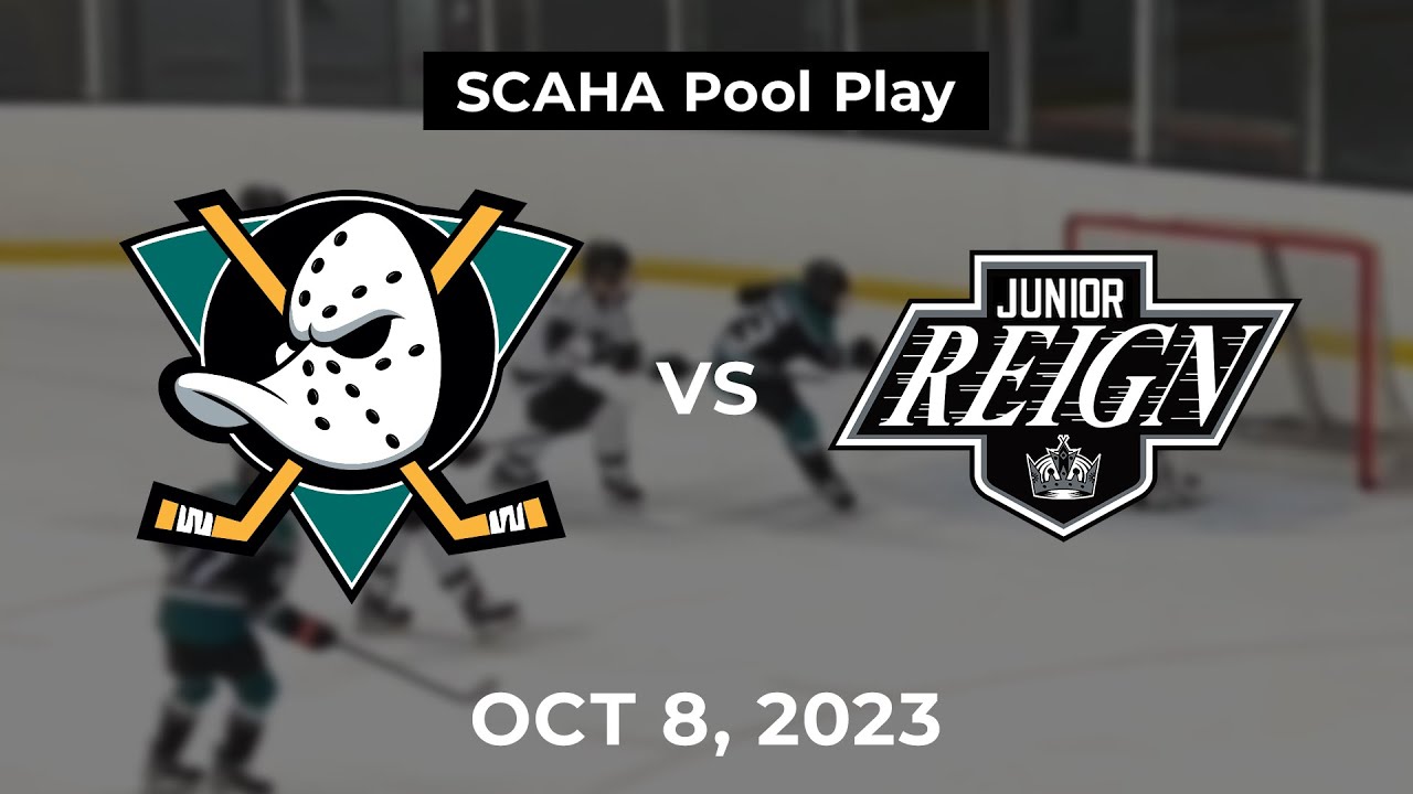 [231008] SCAHA: Jr Ducks 14U AA vs Jr Reign - YouTube