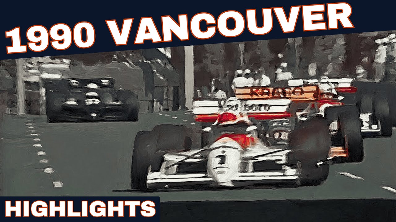 1990 CART Vancouver - Race Highlights - YouTube