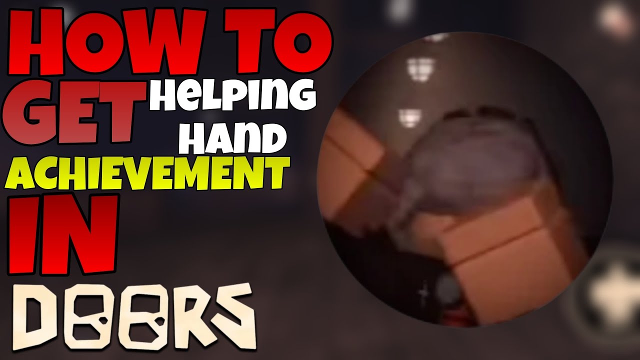 HOW TO GET "Helping Hand" Badge! | Doors Roblox 🚪 - YouTube