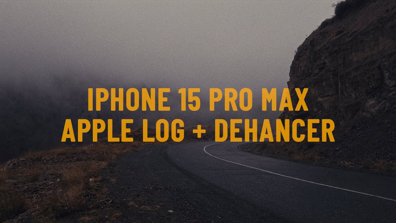 iPhone 15 Pro Max Apple Log + @Dehancer - YouTube