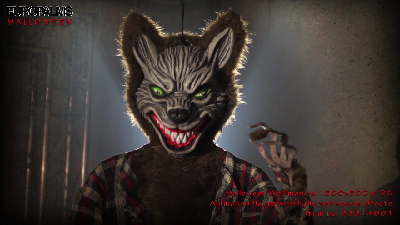 EUROPALMS - Halloween Wolfman ca 1600x500x120 - YouTube