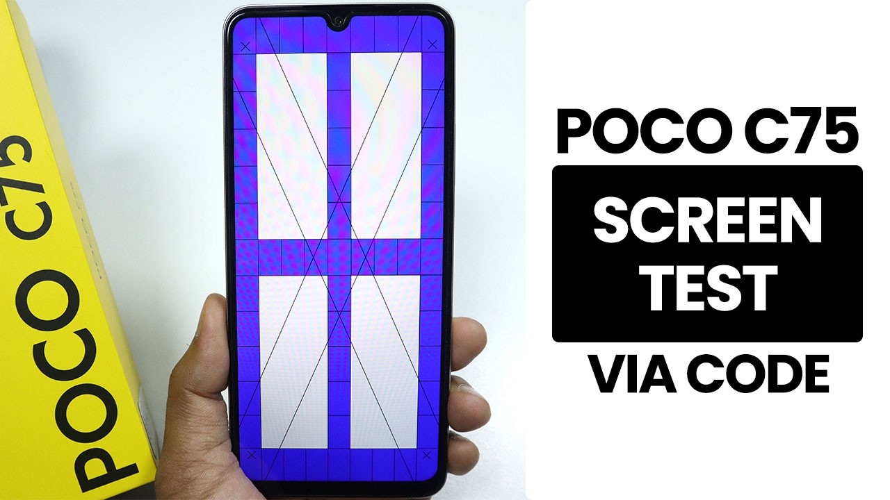 How to Check Display Using Secret Code in Poco C75 - YouTube
