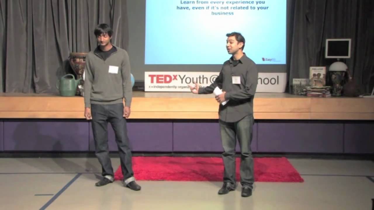 TEDxYouth@TheSchool - Neal Taparia and Darshan Somashekar - YouTube