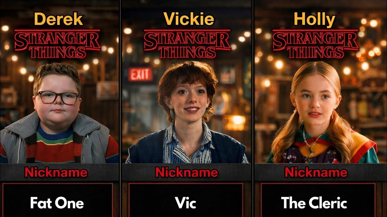 Stranger things Characters Nickname | season 1 to 5 | like eleven and ...
