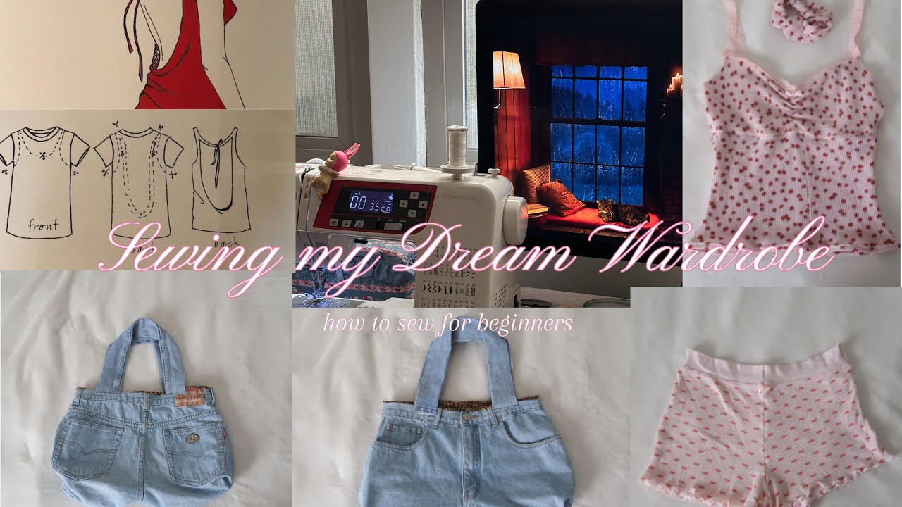 thrift flip (7 easy sewing tutorials) making my own clothes 🪡🧵💖 - YouTube