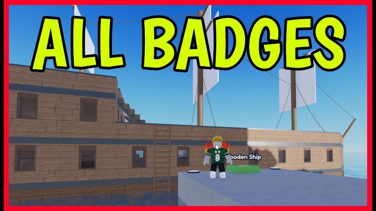 Roblox SAIL AND SINK SIMULATOR ALL BADGES Tutorial - YouTube
