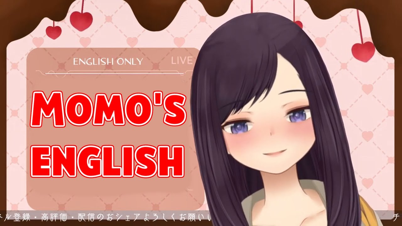 Momo Tries Speaking English (Again) [ #Vtuber Eng Subs] - YouTube