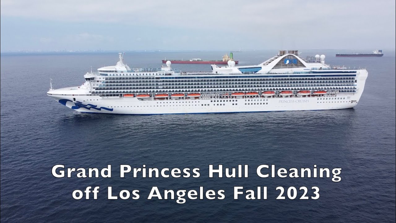The Grand Princess at Anchor off Los Angeles - YouTube