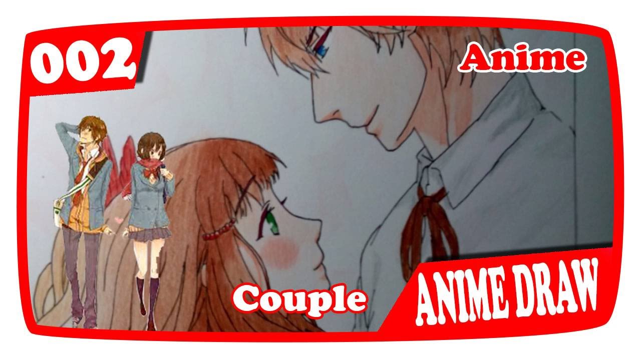 Speed Draw : Anime Couple - YouTube