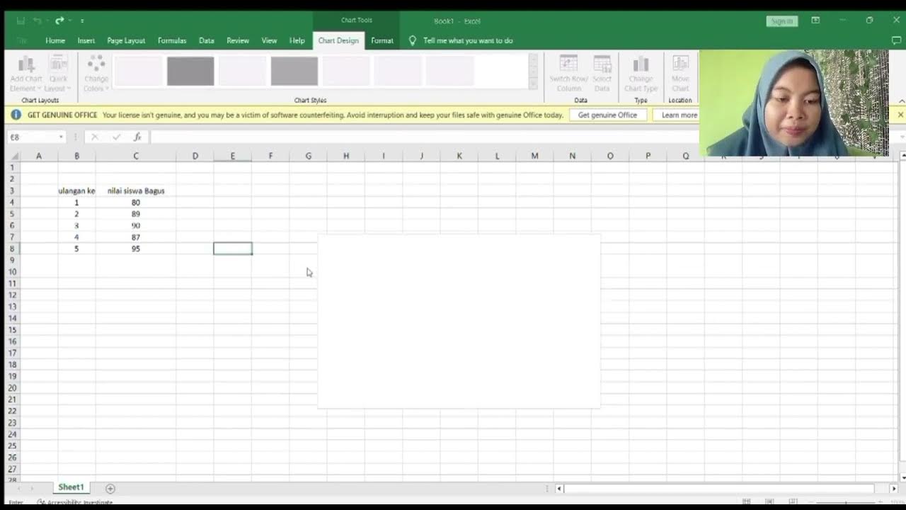Tutorial membuat grafik di Excel - YouTube
