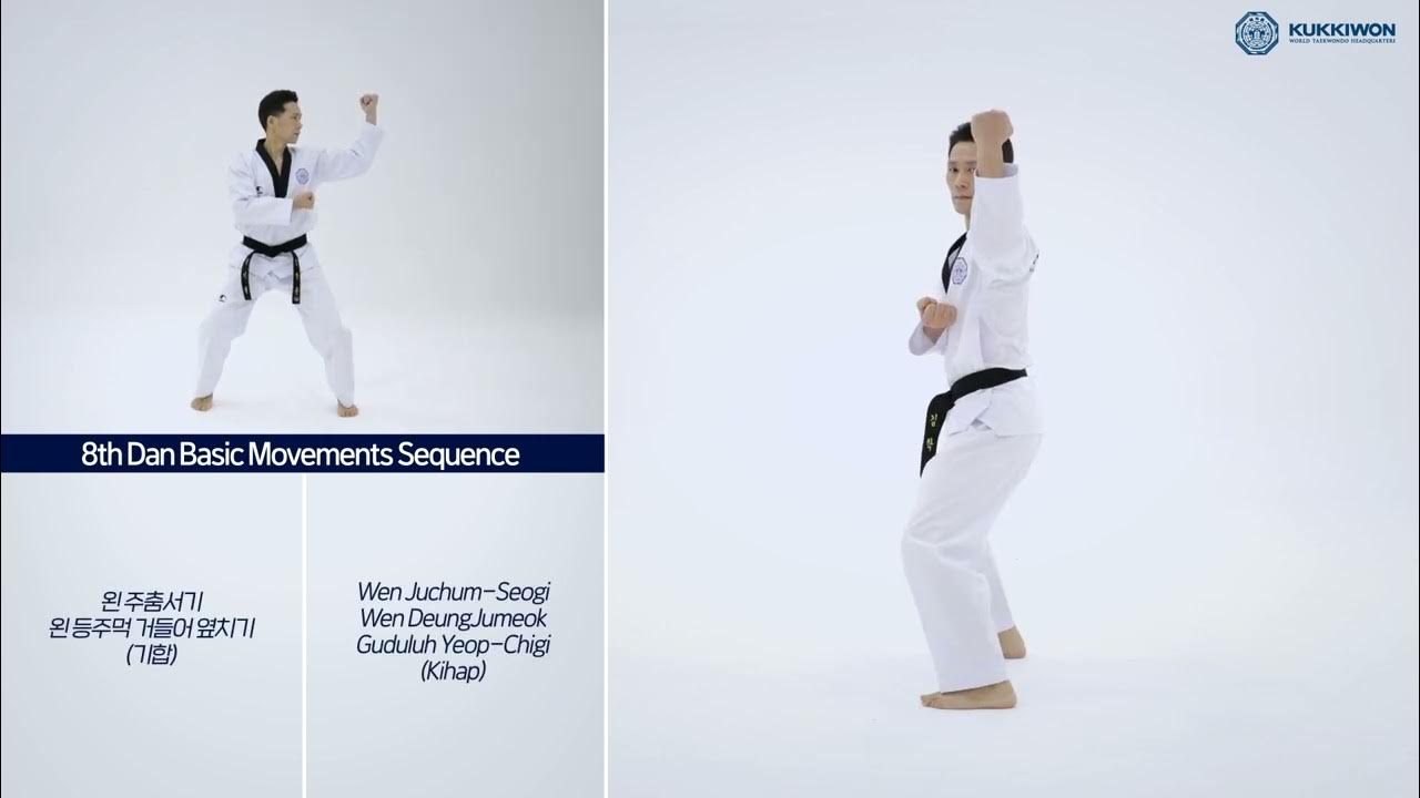 8th Dan Basic Movements Sequence - YouTube